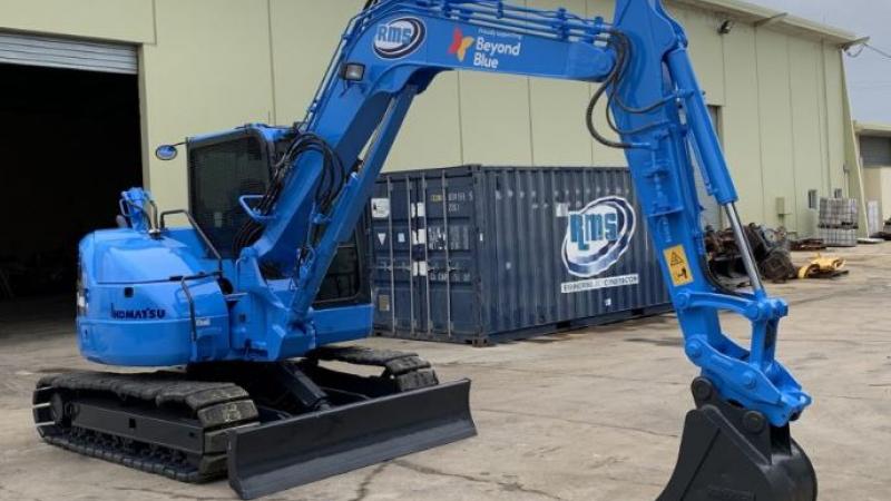 Komatsu Excavator in support of Beyond Blue | News